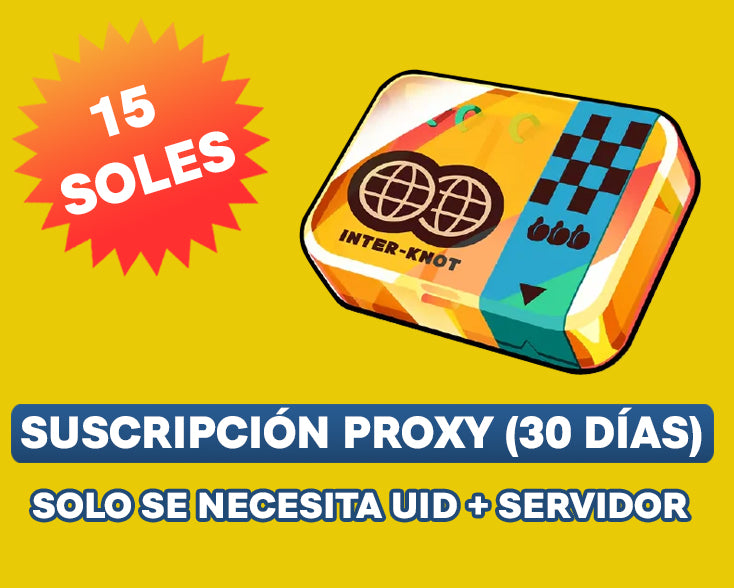 [ZZZ] 💎 SUSCRIPCIÓN PROXY 💎 – Sanie Tienda Virtual Perú